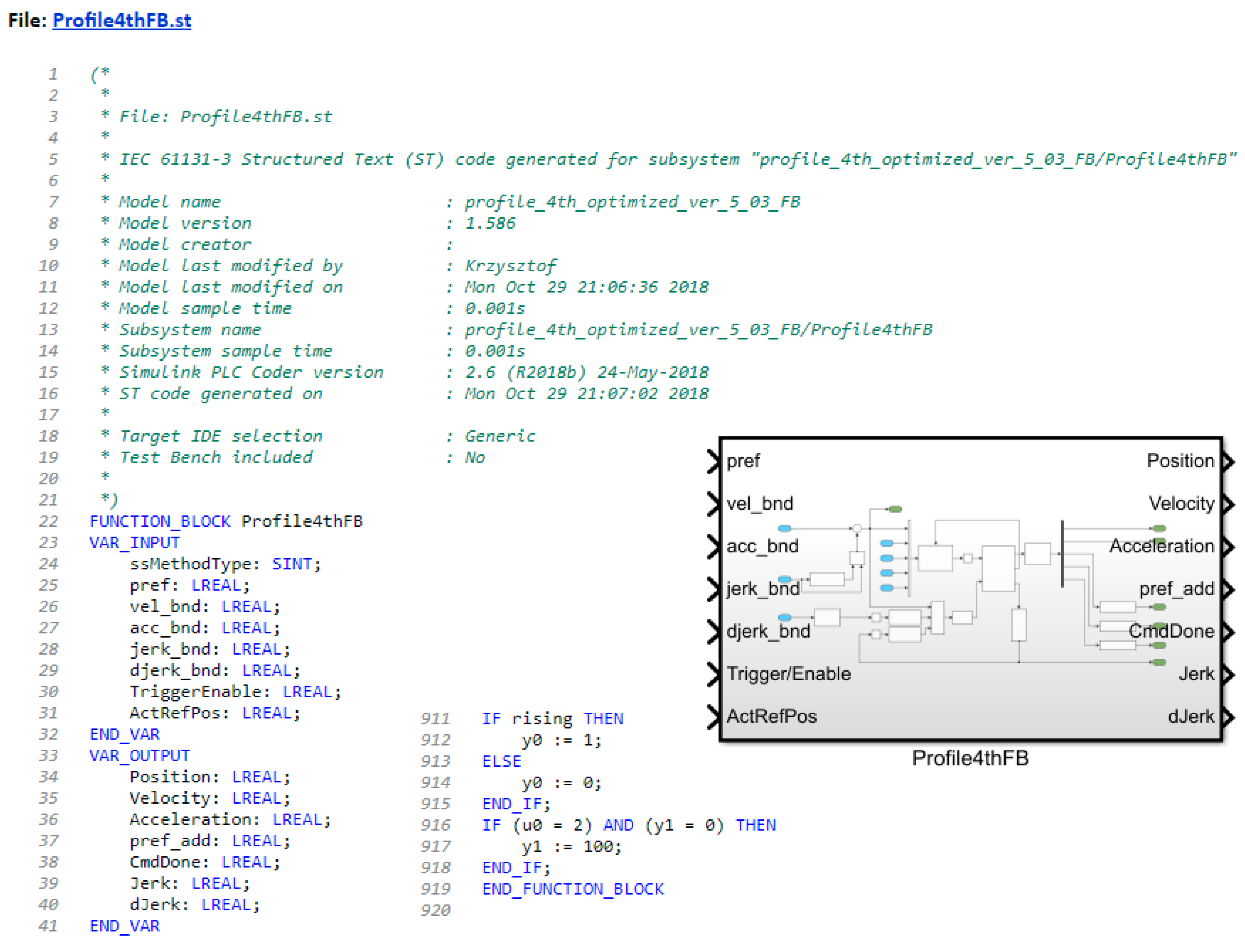 MC_MoveAbsolute() 4th Order Real-Time Trajectory Generation Function Algorithm and Implementation