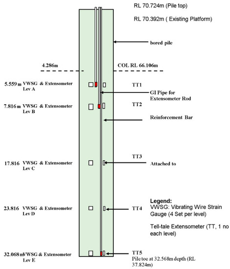 Determination of Young Elasticity Modulus in Bored Piles Through the ...