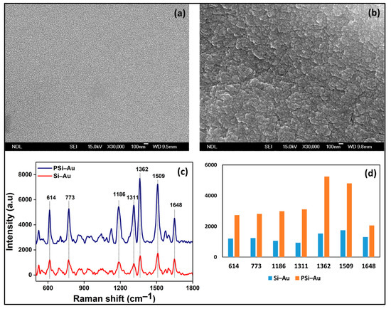 Gold Nanofilm-Coated Porous Silicon as Surface-Enhanced Raman ...