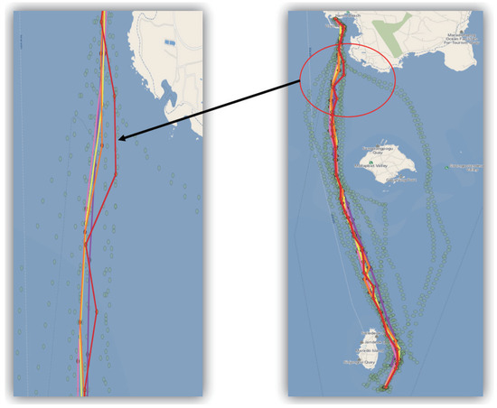 Vessel Trajectory Reconstruction Based On Functional Data Analysis Using Automatic