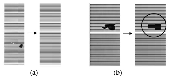 Applied Sciences | Free Full-Text | Defect Detection in Striped Images Using a One-Dimensional ...