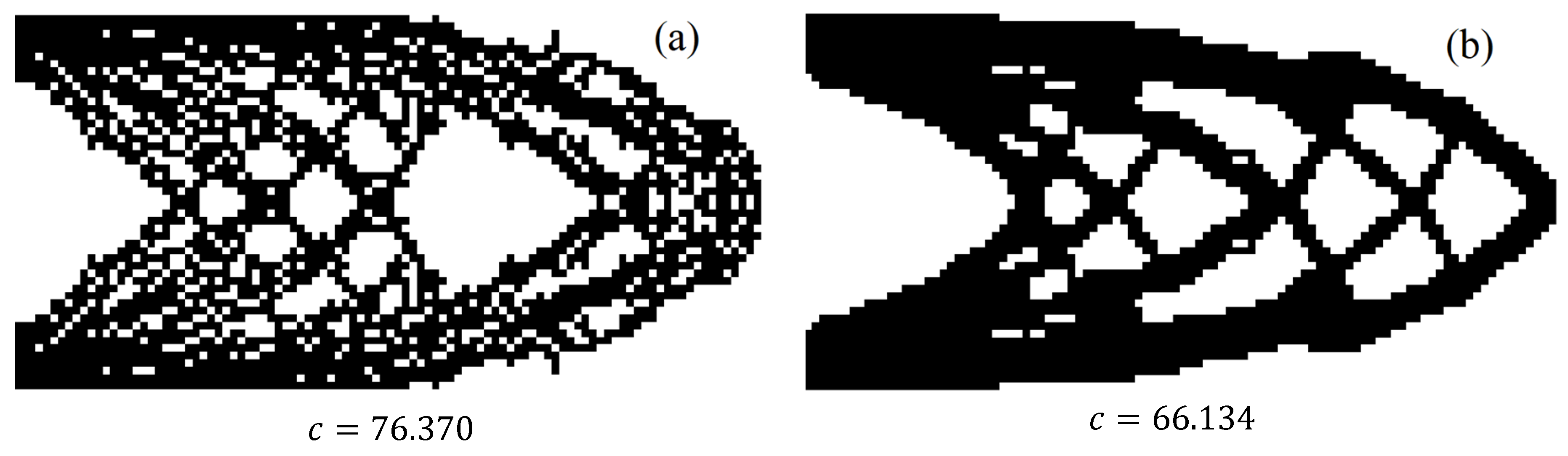 Structural Topology Design Optimization Using the Binary Bat Algorithm