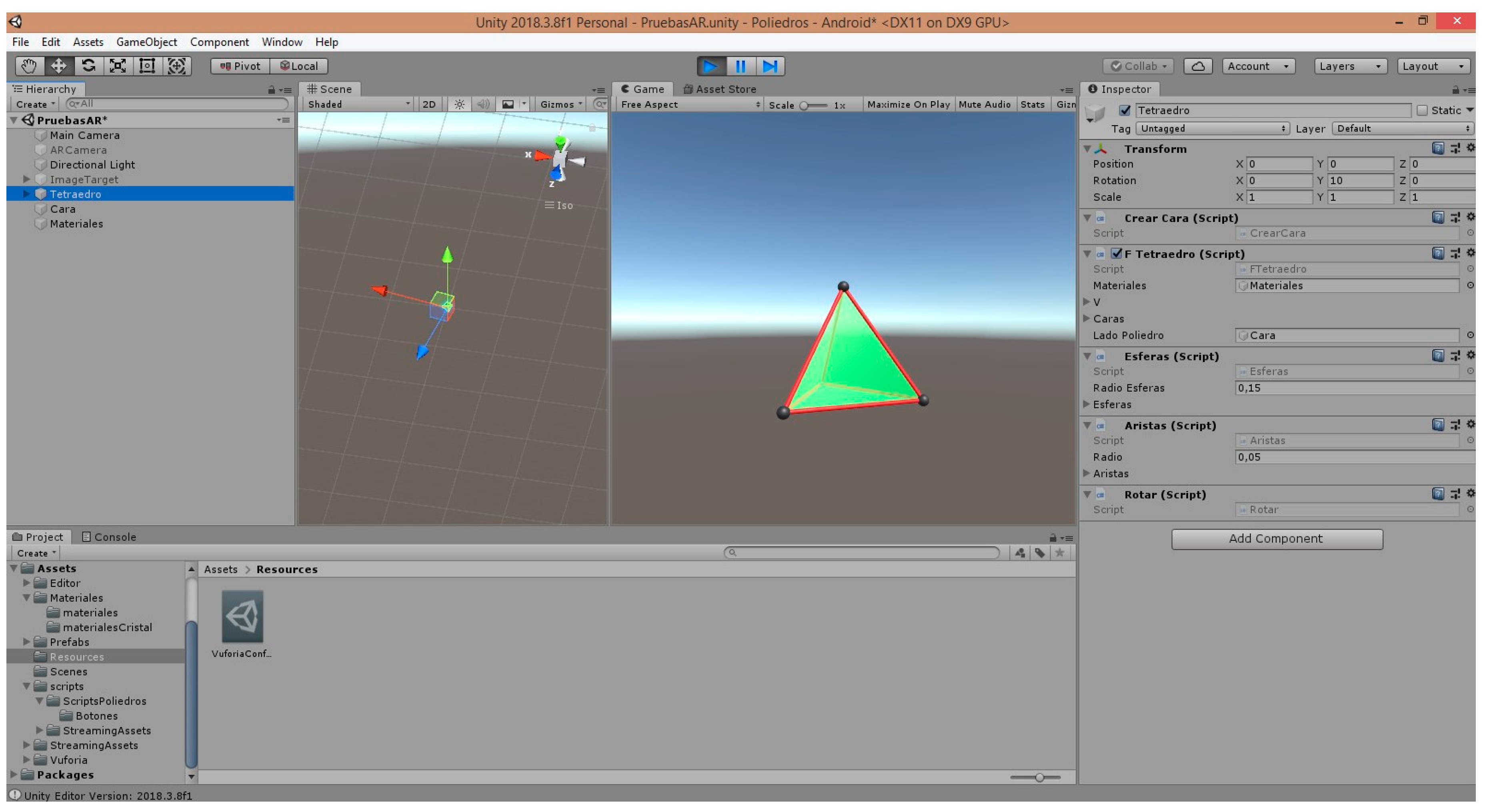 Augmented Reality as a Didactic Resource for Teaching Mathematics
