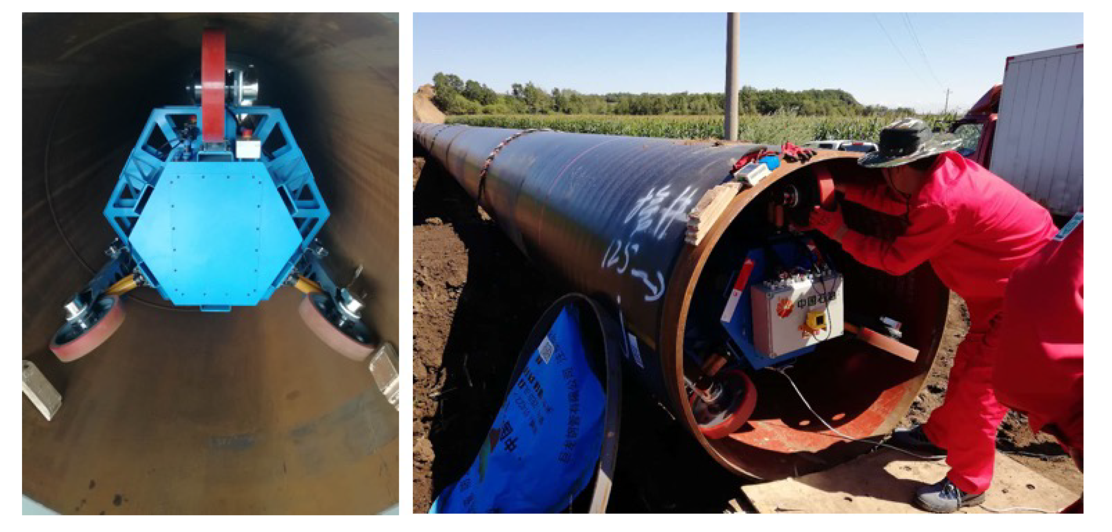 Development of a Pipeline Inspection Robot for the Standard Oil Pipeline of China National ...