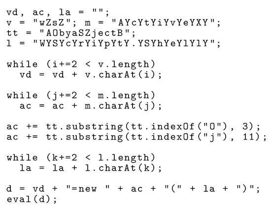 Static Analysis for ECMAScript String Manipulation Programs