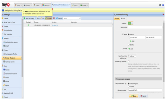 Print Management System Model in a Large Organization