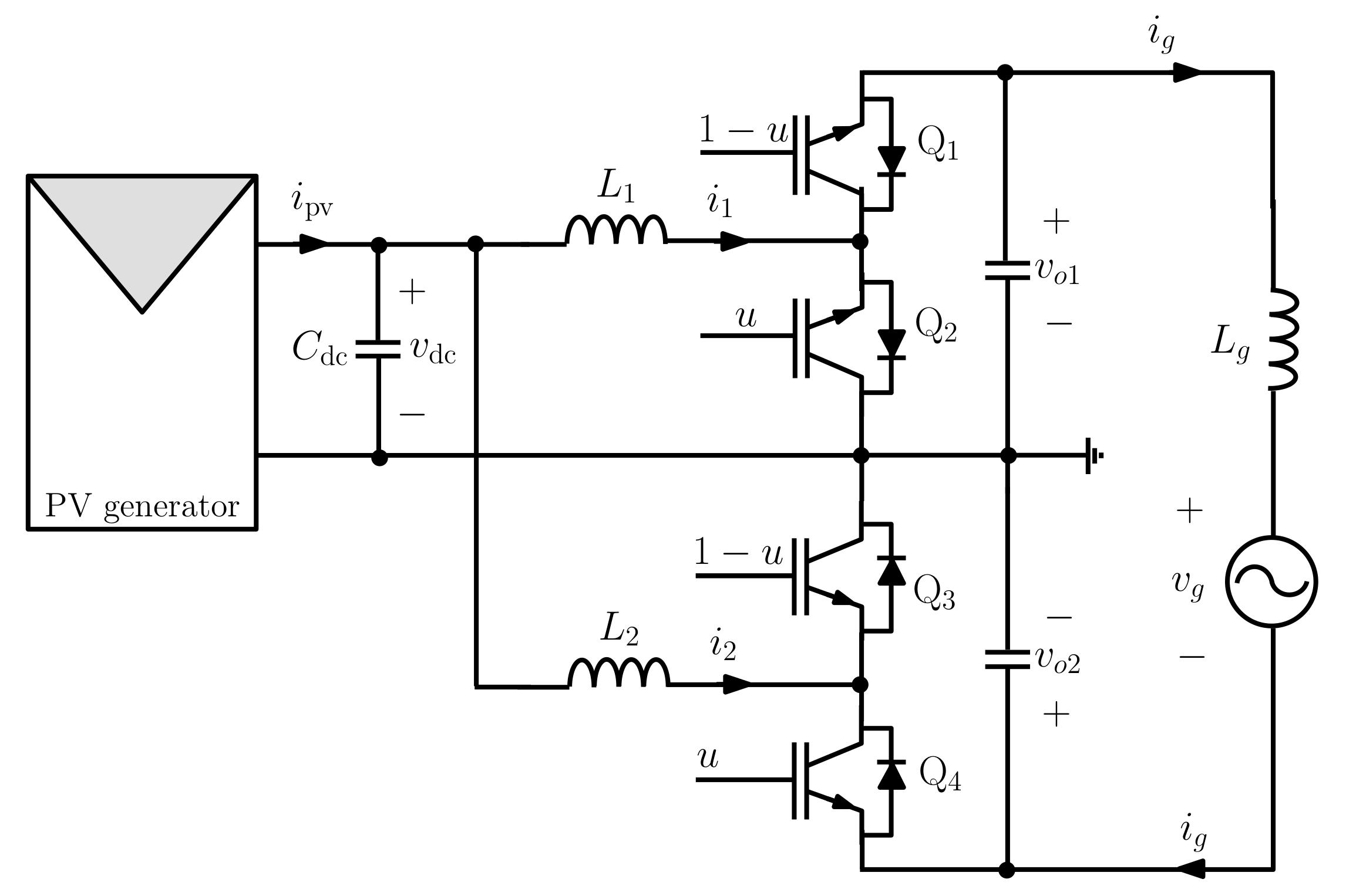 Multiple-Loop Control Design for a Single-Stage PV-Fed Grid-Tied ...