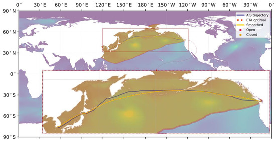 Near-Optimal Weather Routing by Using Improved A* Algorithm