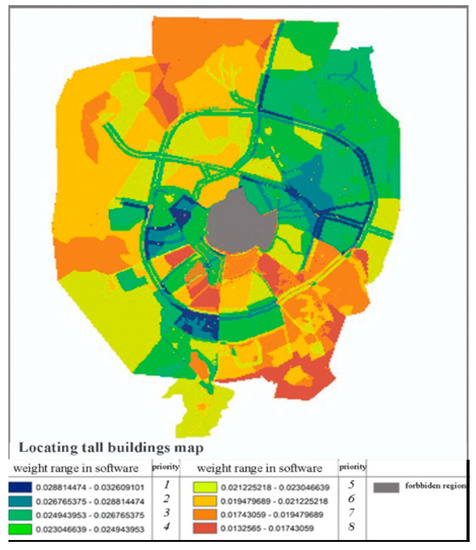 A Model for Locating Tall Buildings through a Visual Analysis Approach