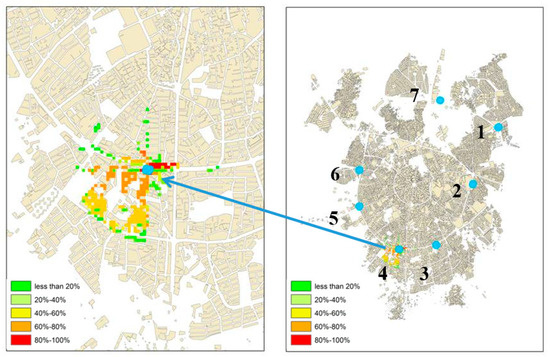 A Model for Locating Tall Buildings through a Visual Analysis Approach
