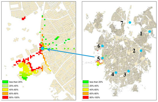 A Model for Locating Tall Buildings through a Visual Analysis Approach