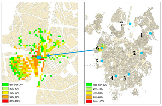 A Model for Locating Tall Buildings through a Visual Analysis Approach