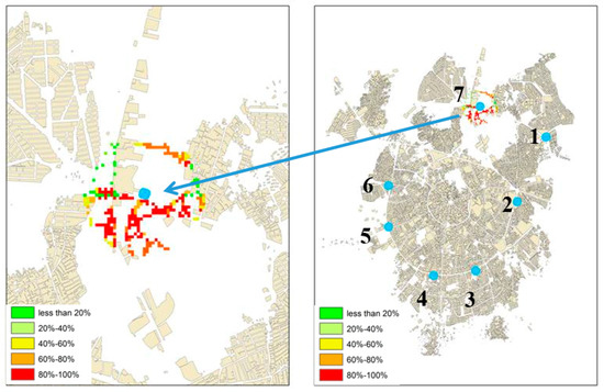 A Model for Locating Tall Buildings through a Visual Analysis Approach