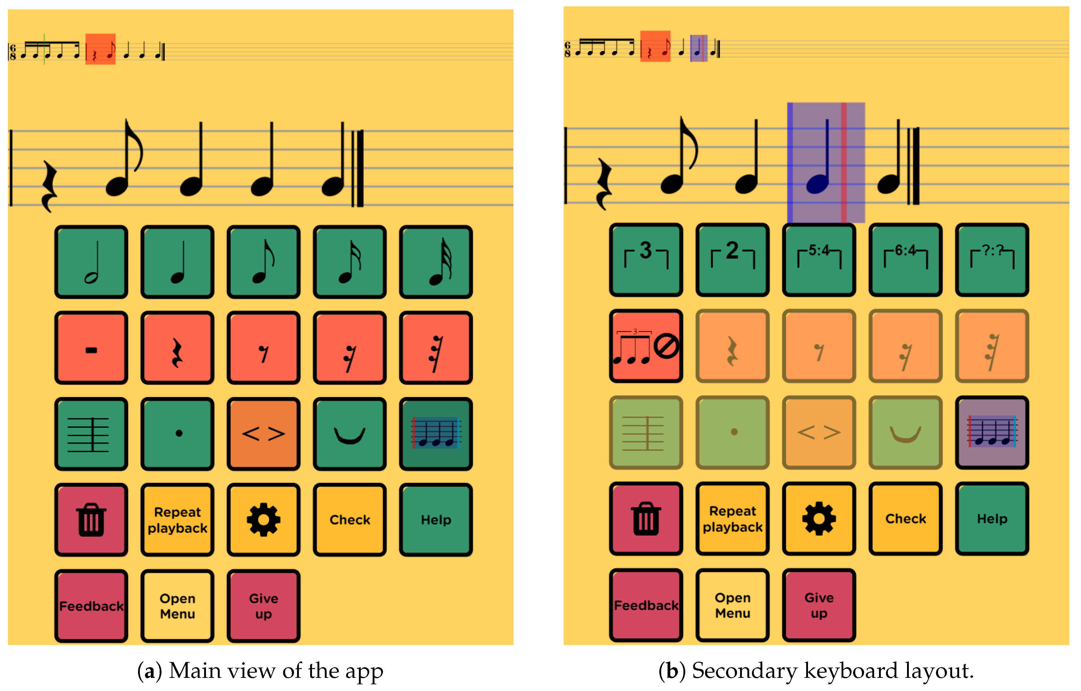 Motivating Students for Ear-Training with a Rhythmic Dictation Application