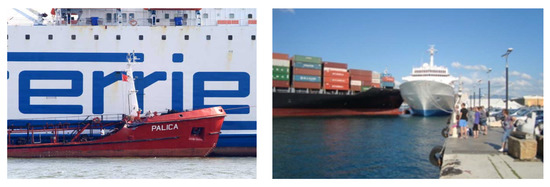 Risk Assessment of Moored and Passing Ships