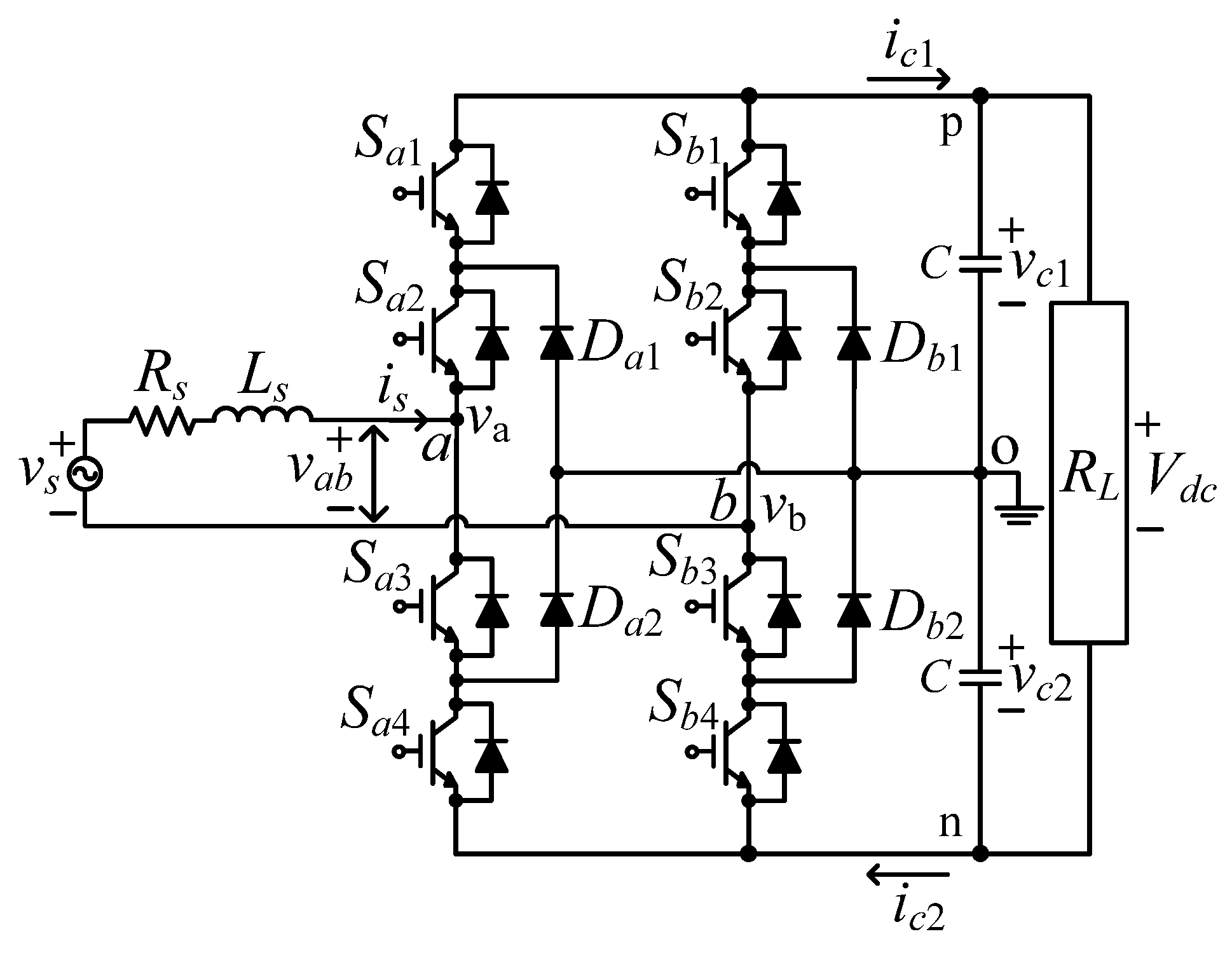 Model Predictive Control Method Based on Deterministic Reference Voltage for Single-Phase Three ...