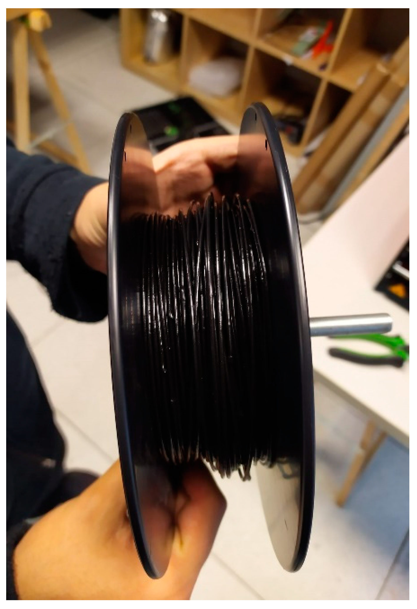 Evaluation of the Circularity of Recycled PLA Filaments for 3D Printers