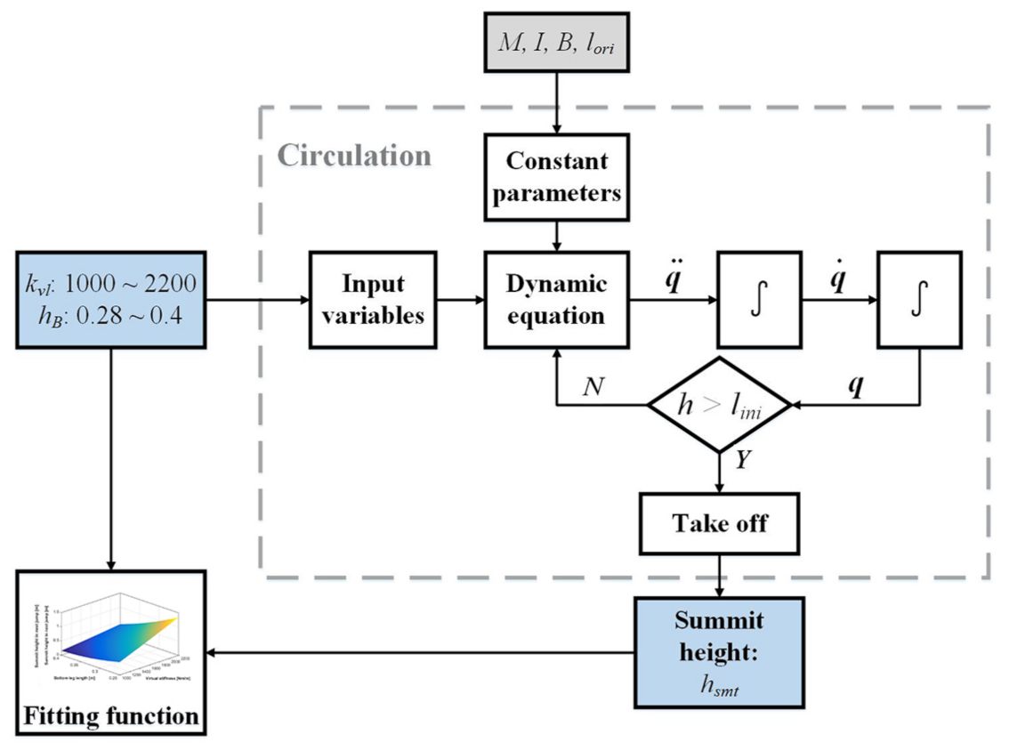 Controllable Height Hopping of a Parallel Legged Robot