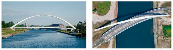 The Diagonal Arch Bridge, a Particular Case of Spatial Arch Bridges