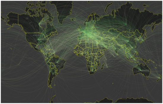 Topology of the World Tourism Web
