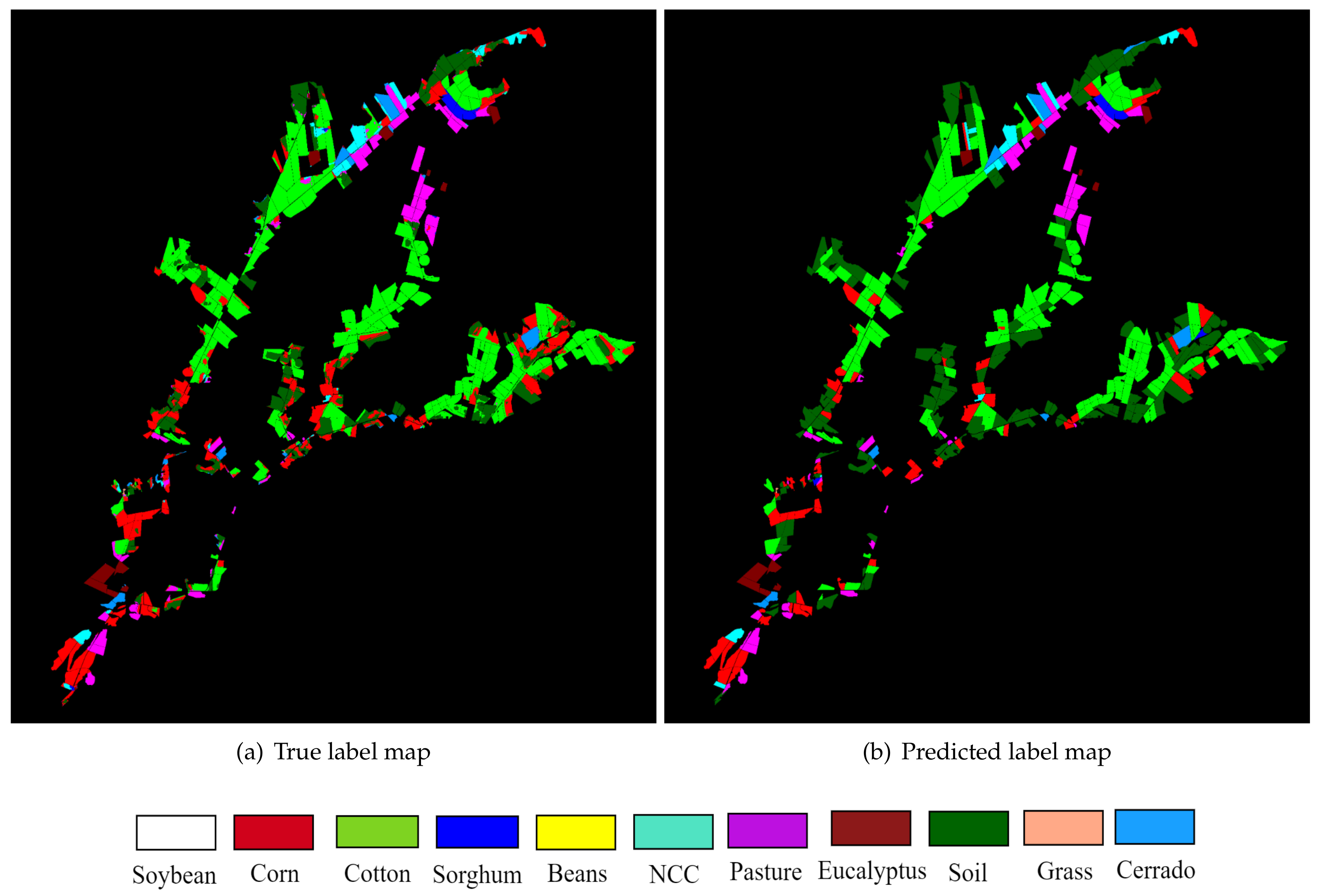 Enhanced Convolutional-Neural-Network Architecture for Crop Classification
