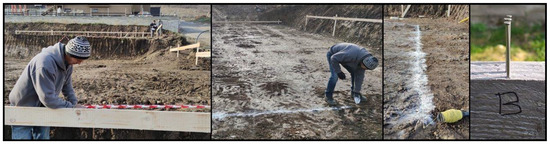 Methodological and On-Site Applied Construction Layout Plan with Batter ...