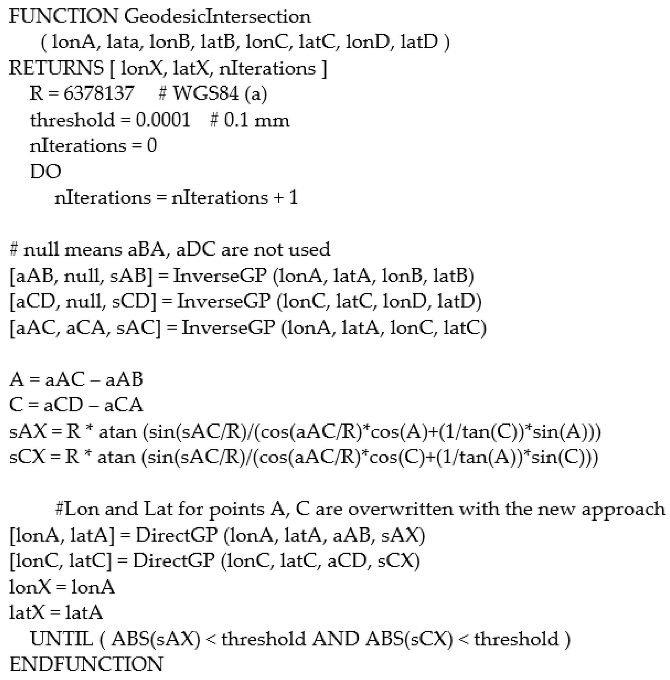 Applied Sciences | Free Full-Text | Accurate Algorithms for Spatial ...