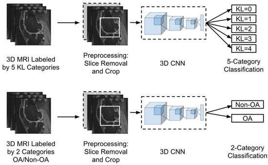 Knee Osteoarthritis Classification Using 3D CNN and MRI