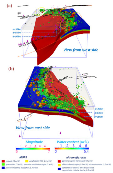Variations in Wedge Earthquake Distribution along the Strike Underlain ...