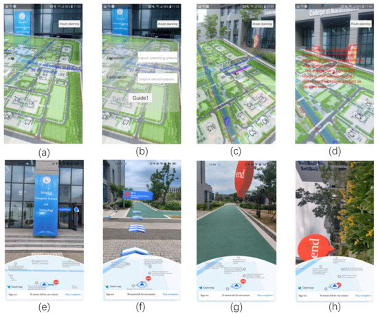 An ARCore-Based Augmented Reality Campus Navigation System