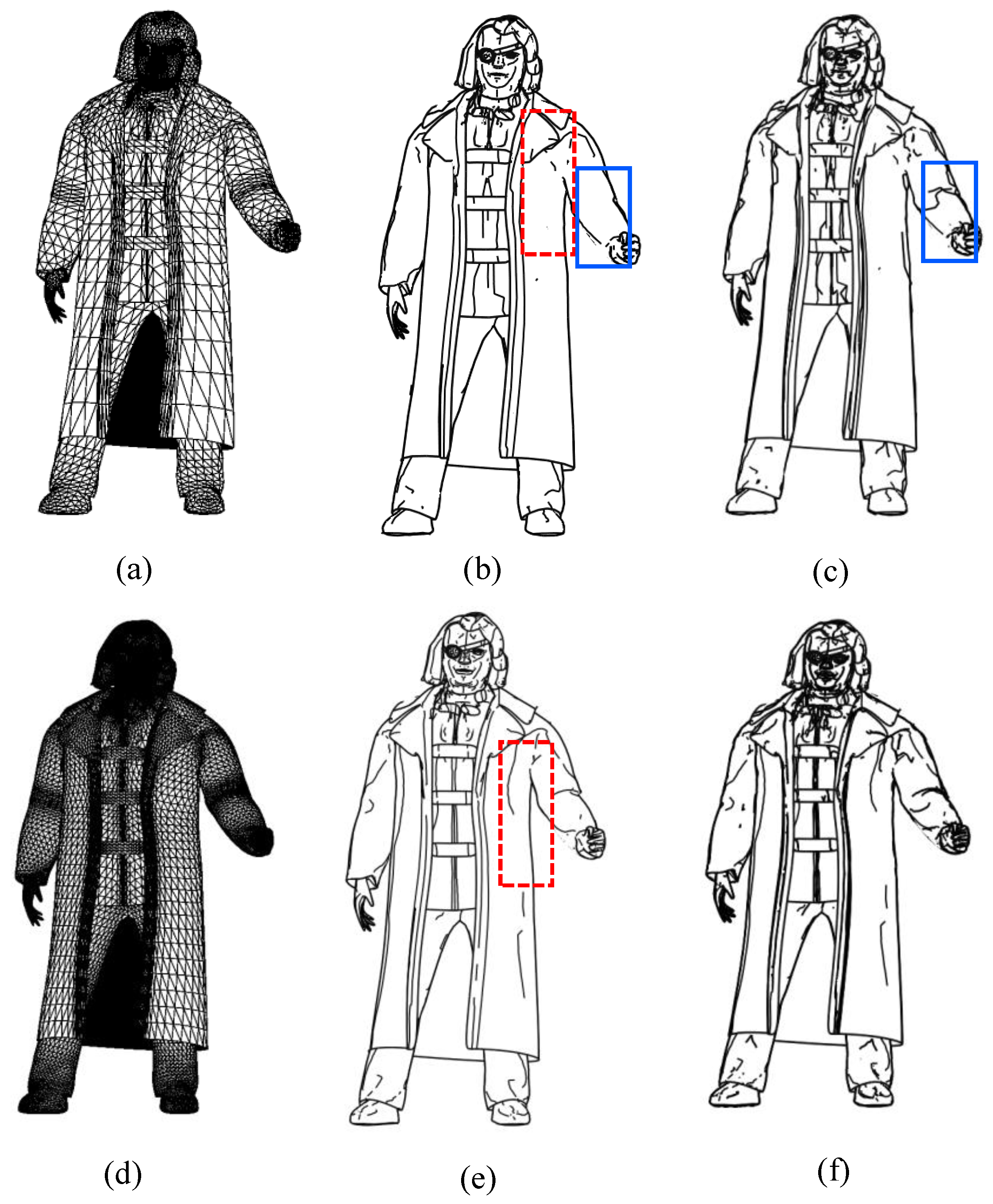 Line Drawing Extraction from Cartoons Using a Conditional Generative Adversarial Network
