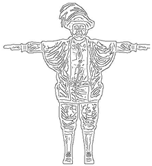 Line Drawing Extraction from Cartoons Using a Conditional Generative Adversarial Network