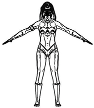 Line Drawing Extraction from Cartoons Using a Conditional Generative Adversarial Network