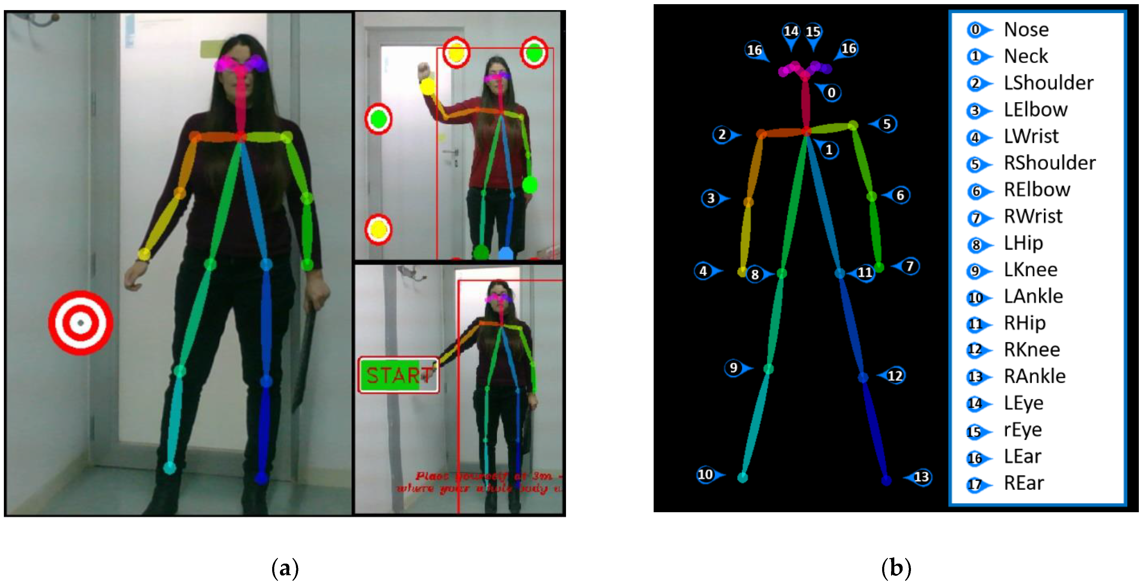 Applying Vision-Based Pose Estimation in a Telerehabilitation Application