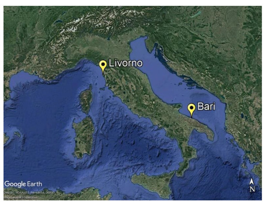 Www Map Of Italian Ports