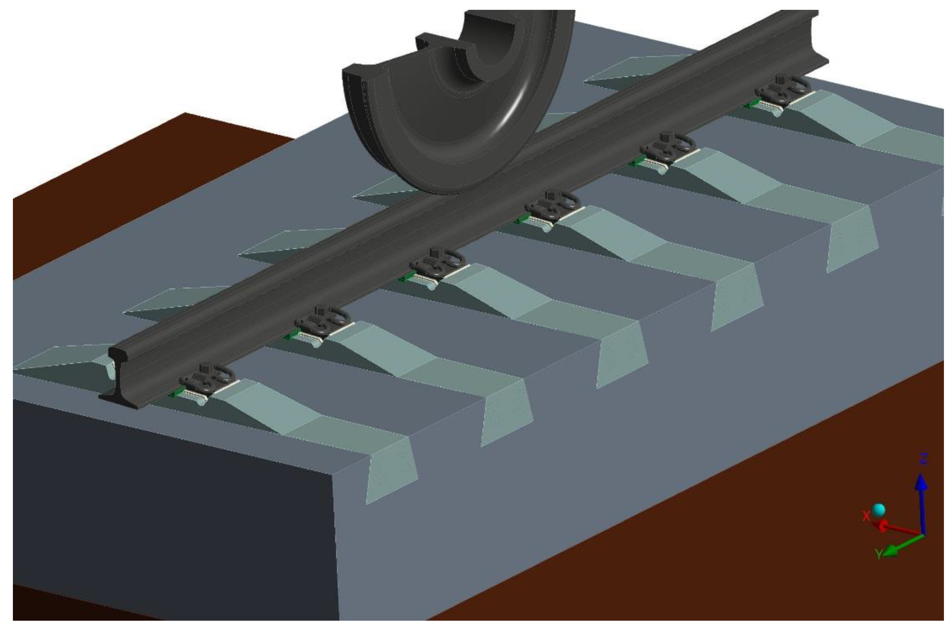 Railway Track Stress–Strain Analysis Using High-Precision Accelerometers