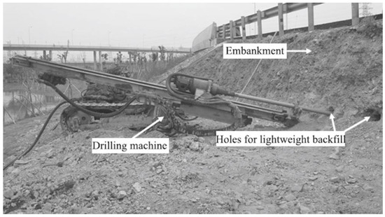 Use of Foamed Cement Banking for Reducing Expressways Embankment Settlement