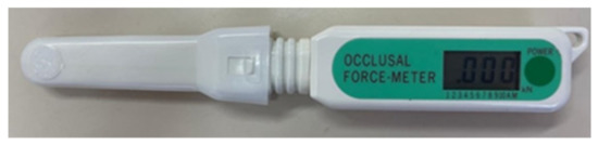 Maximal Bite Force Measured via Digital Bite Force Transducer in ...