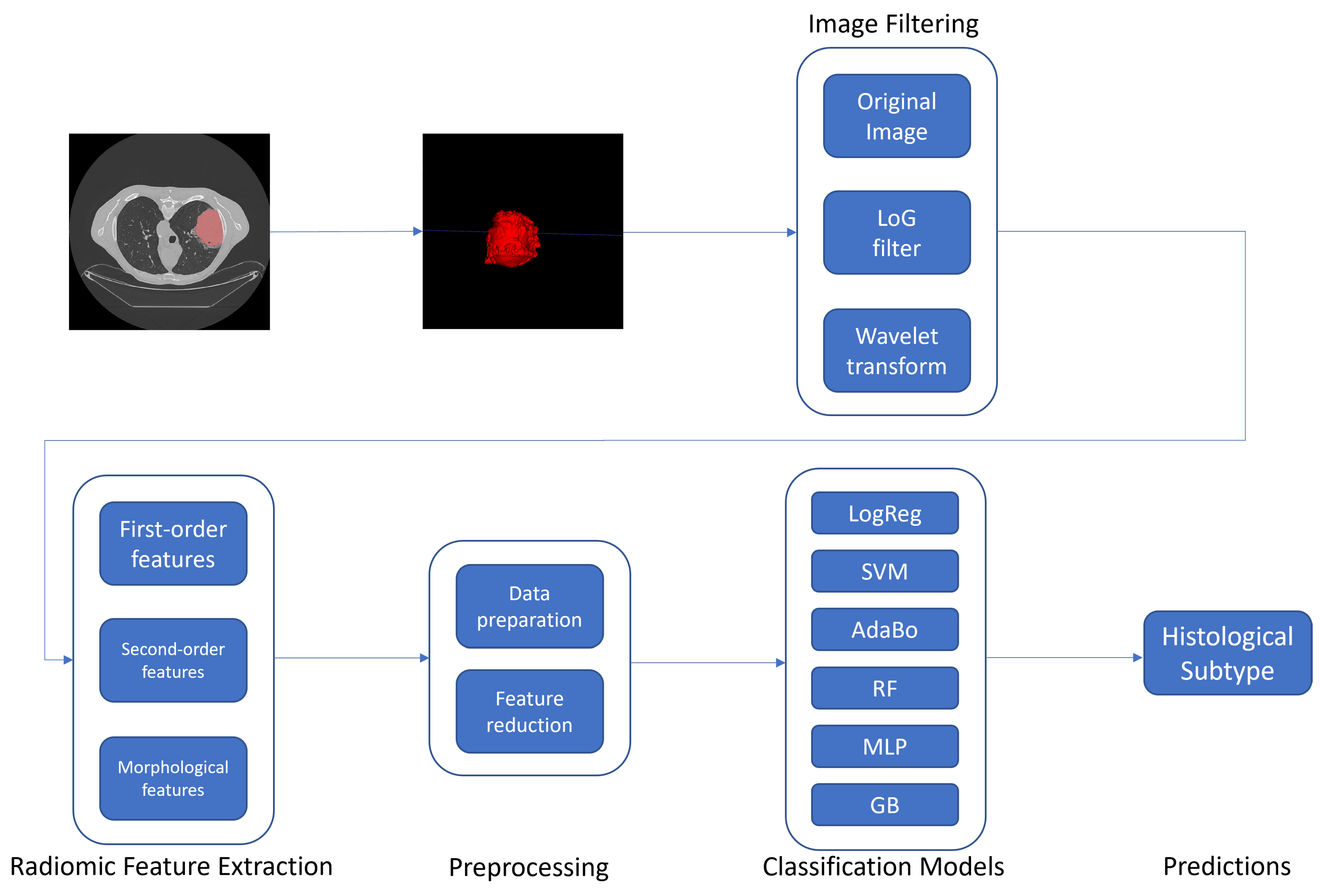 Applied Sciences | Free Full-Text | A Machine Learning and Radiomics Approach in Lung Cancer for ...
