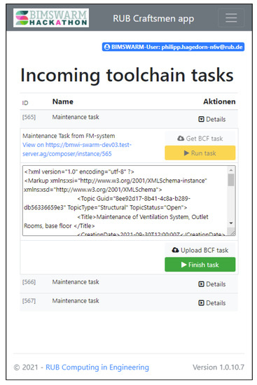 Toolchains for Interoperable BIM Workflows in a Web-Based Integration Platform