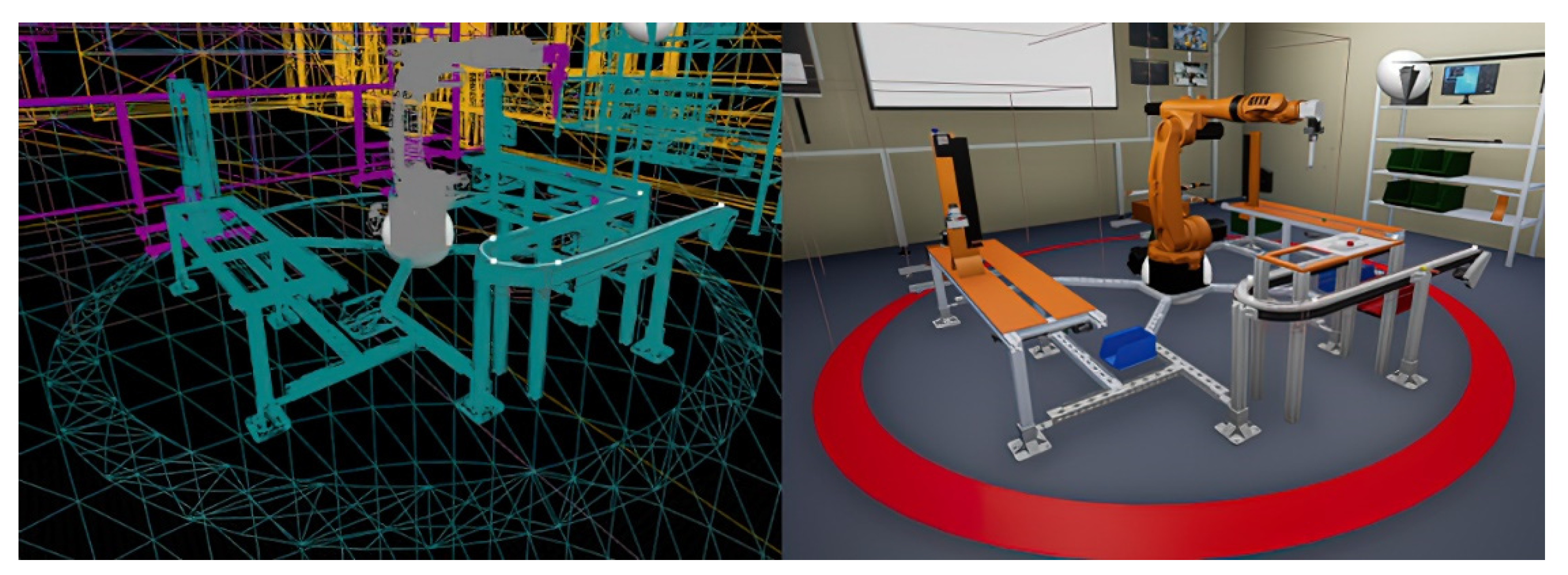 Design of a Digital Twin Training Centre for an Industrial Robot Arm