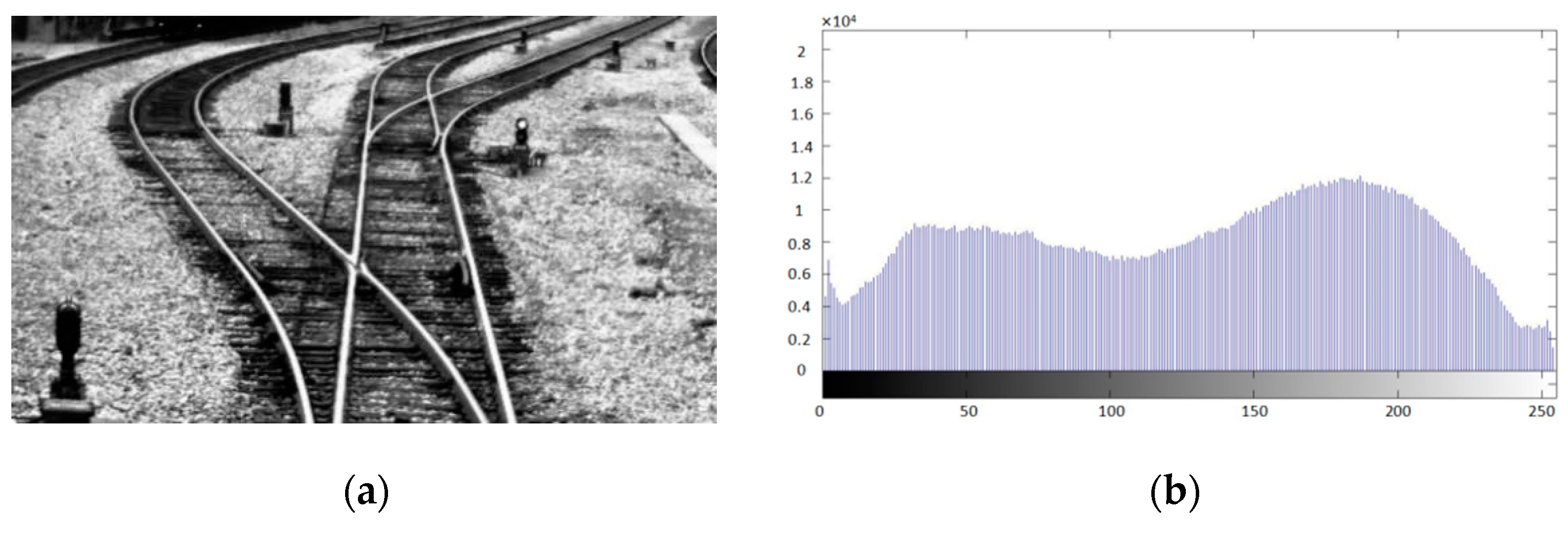 Track Line Recognition Based on Morphological Thinning Algorithm
