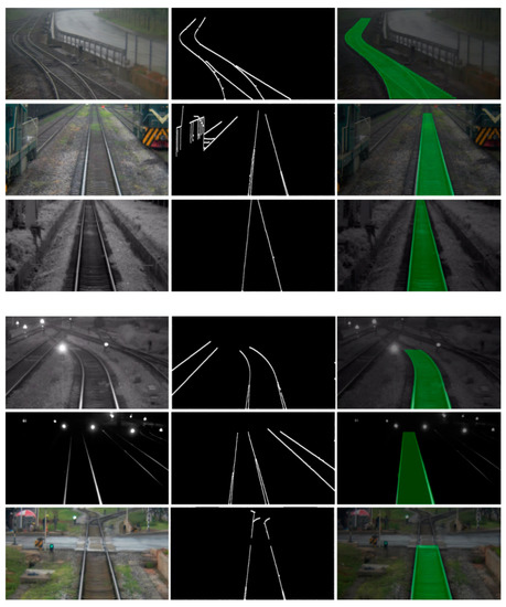 Track Line Recognition Based on Morphological Thinning Algorithm