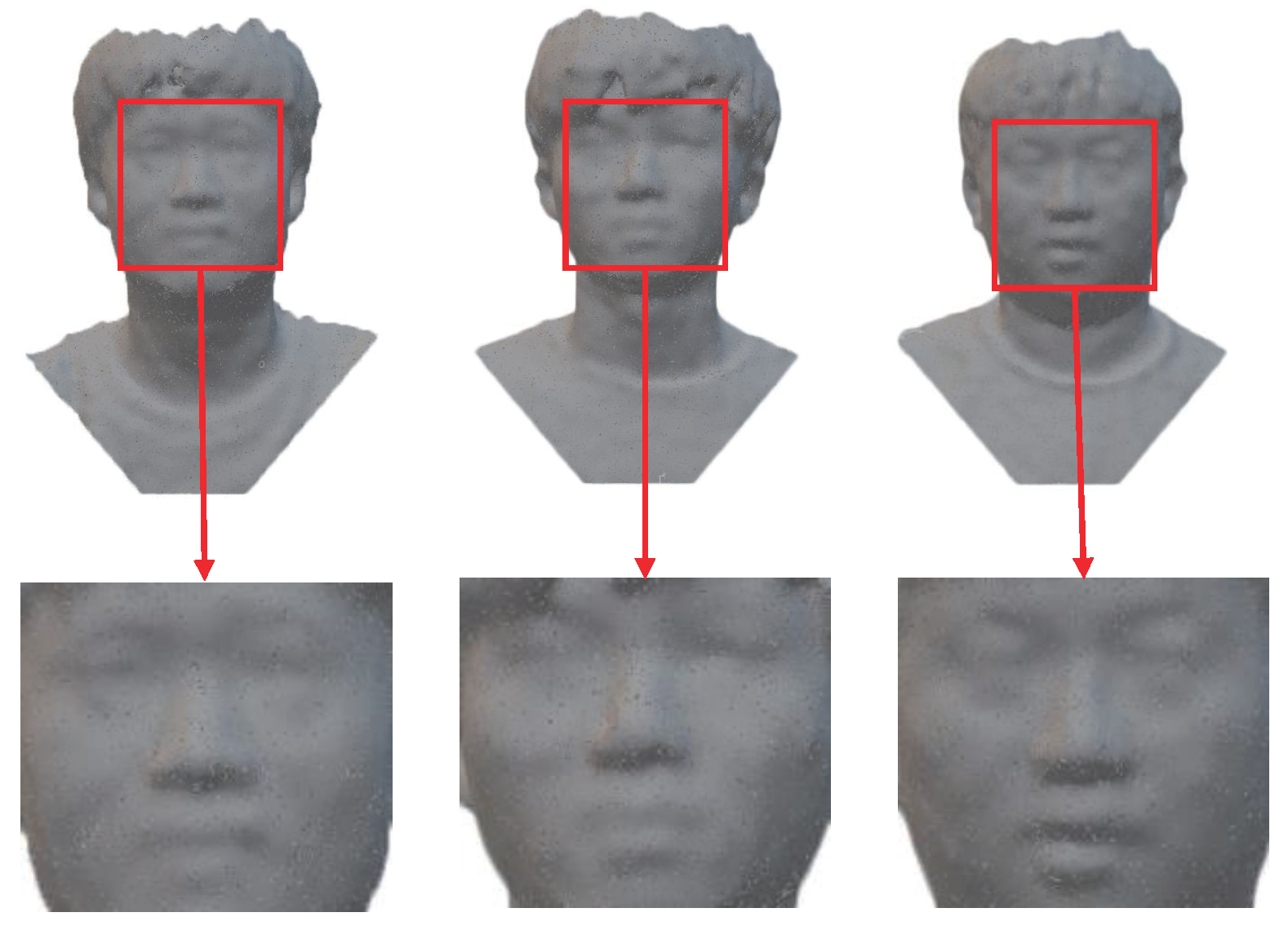 Robust and High-Fidelity 3D Face Reconstruction Using Multiple RGB-D Cameras