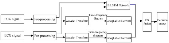 Research on the Classification of ECG and PCG Signals Based on BiLSTM-GoogLeNet-DS