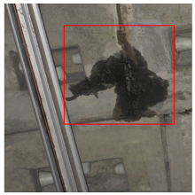 Hybrid-Supervised-Learning-Based Automatic Image Segmentation for Water Leakage in Subway Tunnels