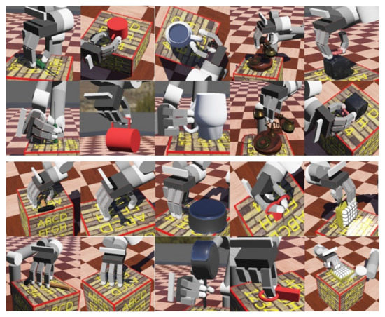 Anthropomorphic Grasping of Complex-Shaped Objects Using Imitation Learning