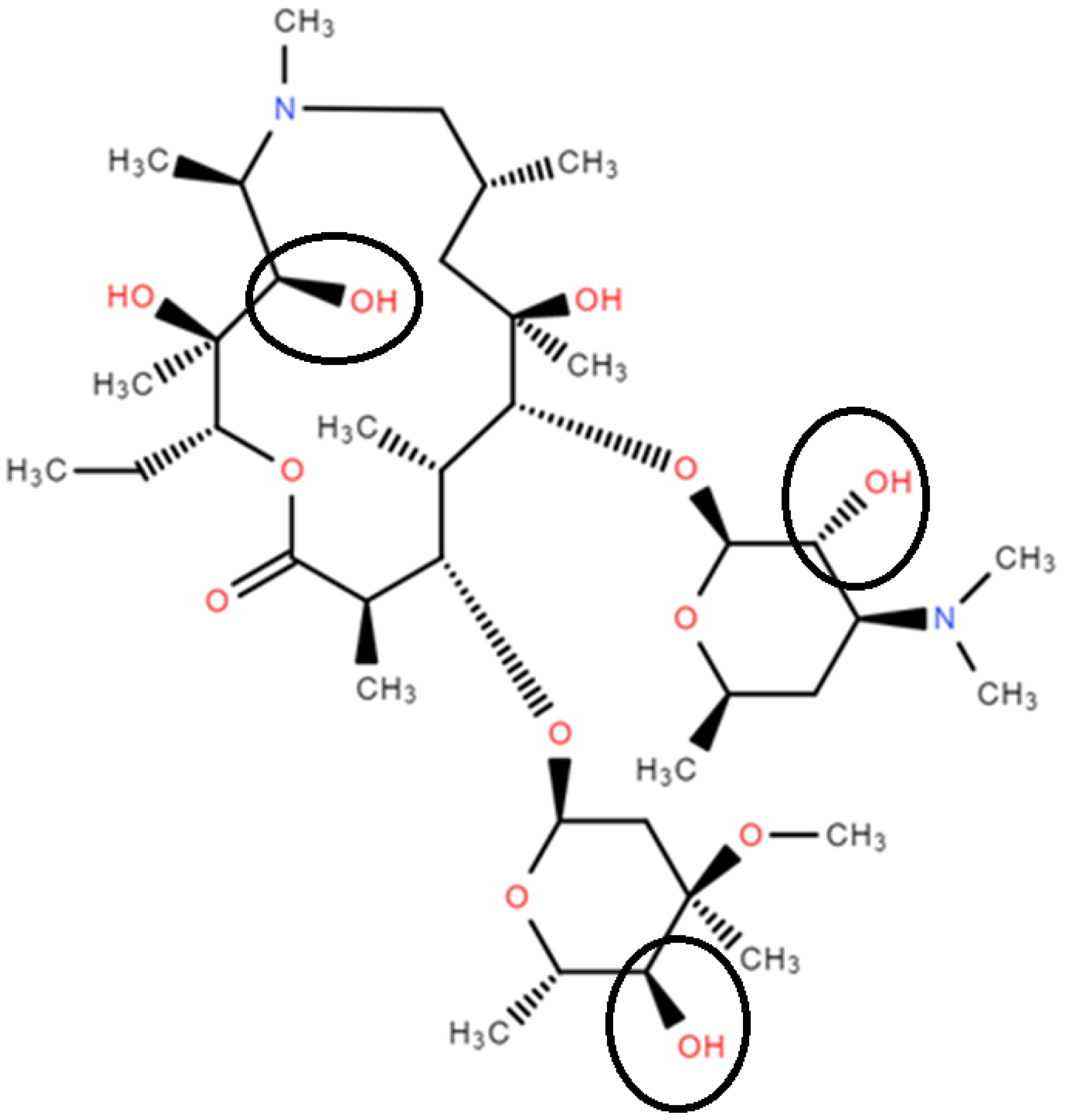 Numerical Simulation of Interaction between Plasma and Azithromycin Based on Molecular Dynamics