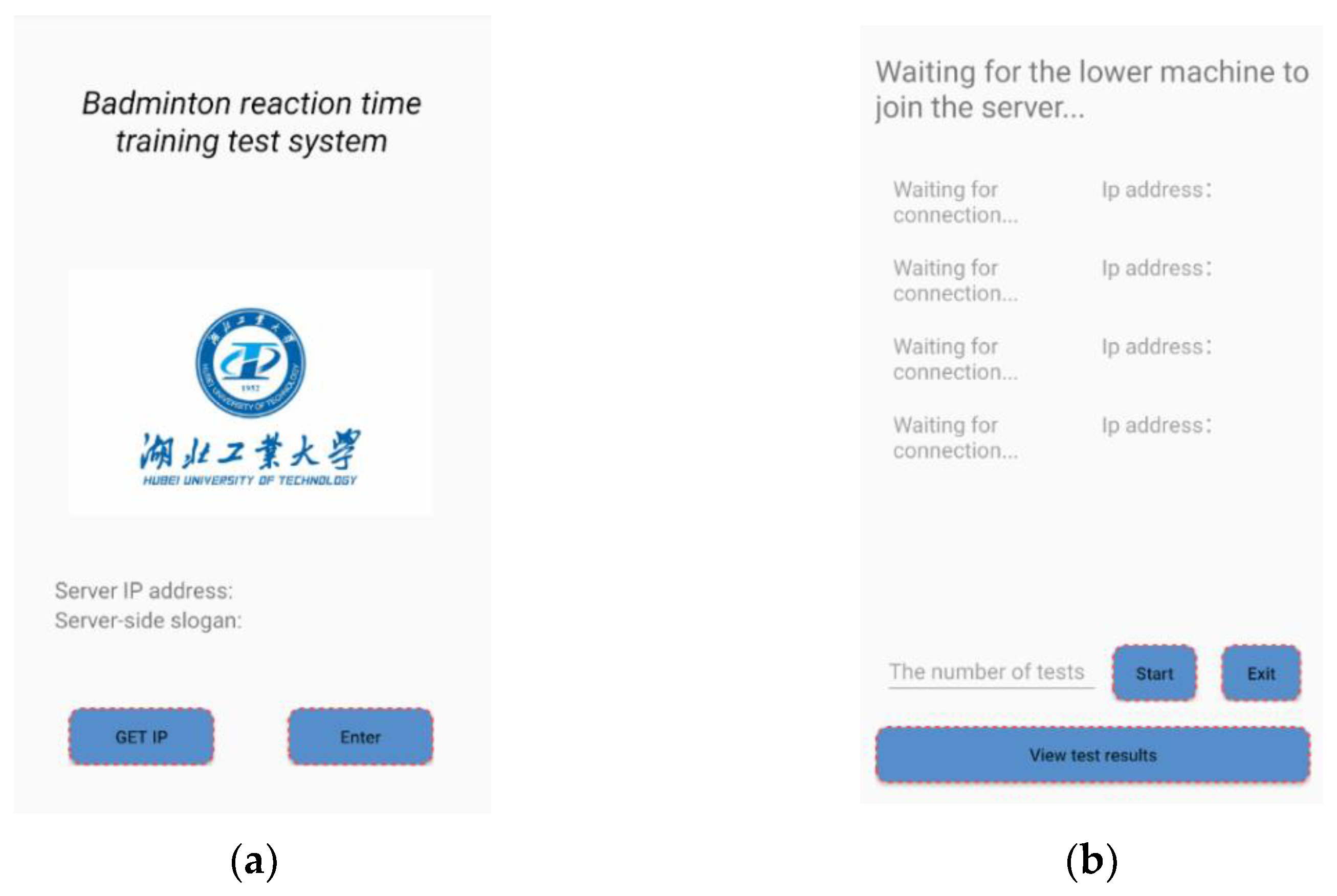 Study and Design of Distributed Badminton Agility Training and Test System