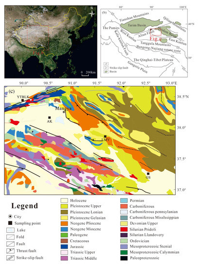 Hydrogeochemistry of Fault-Related Hot Springs in the Qaidam Basin, China